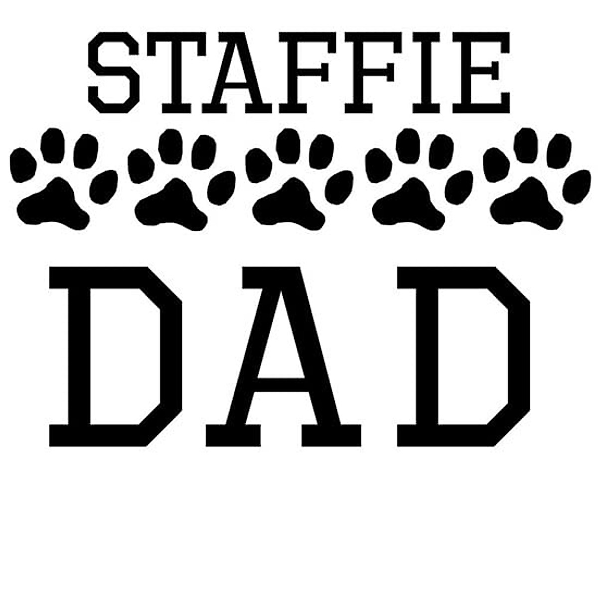 CafePress Staffie Dad Mugs Ceramic Coffee Mug, Tea Cup 11 oz