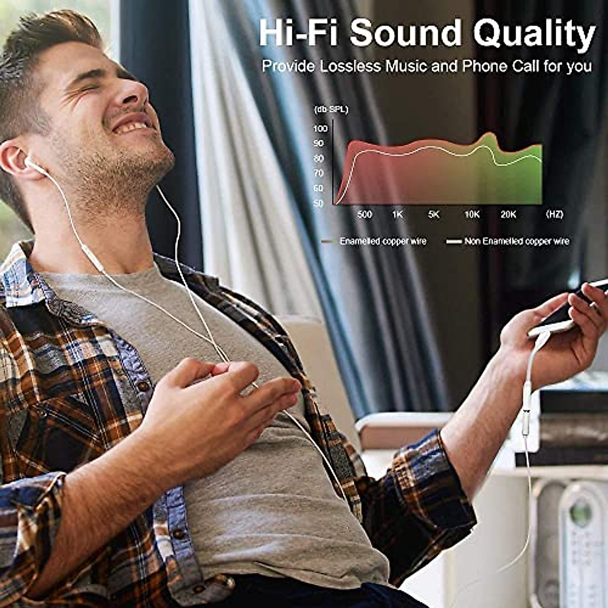 [Apple MFi Certified] Headphone Adapter for iPhone, 4 Pack Lightning to 3.5mm Headphone Earphone Aux Audio Stereo Compatible for iPhone 14 13 12 11 Pro Max XS XR X 8 iPad, Support Call & Music Control