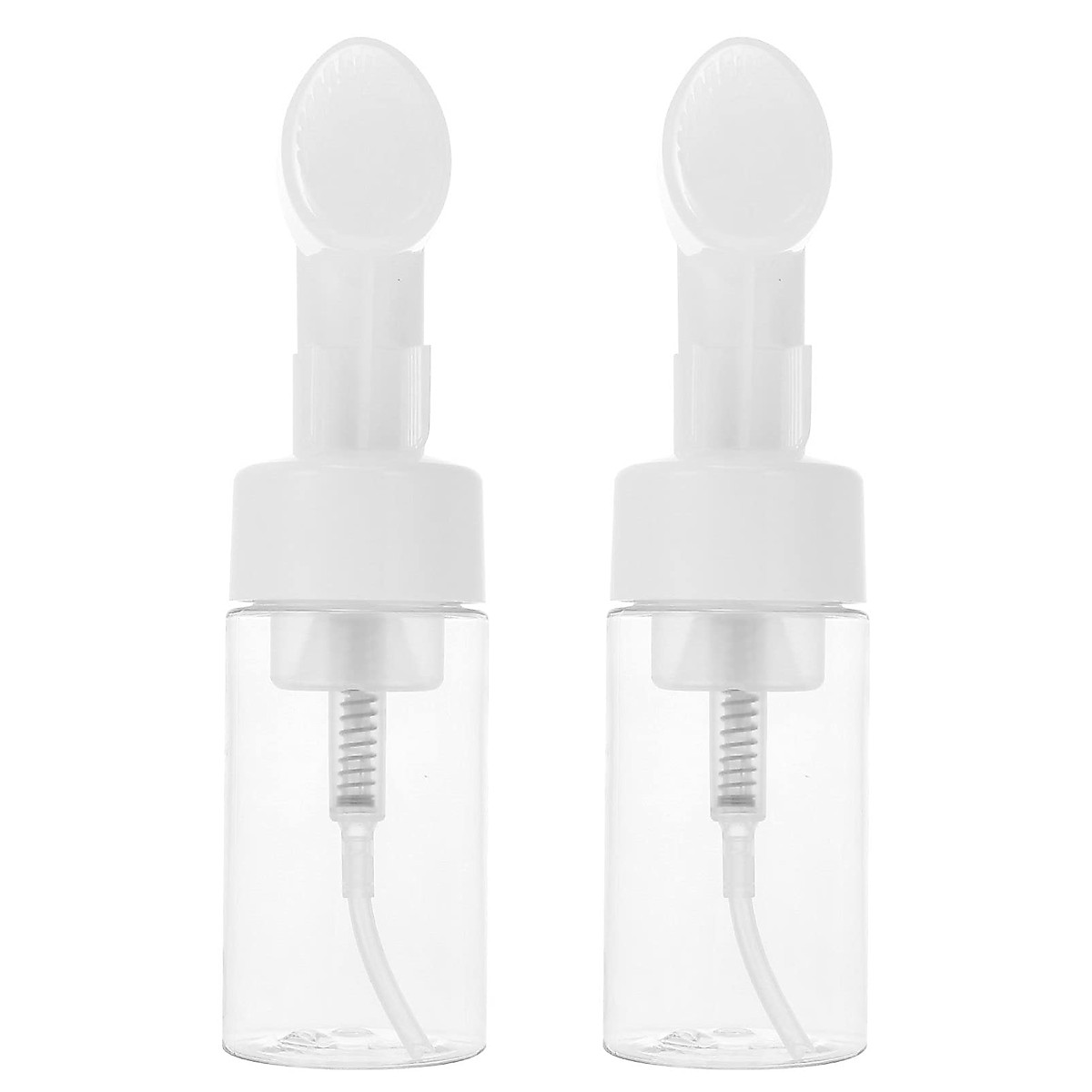 DOITOOL 2pcs Sparkling Bottle Foam Face Wash Liquid Hand Soap Foaming Foaming Soap Dispenser Empty Pump Bottles Travel Soap Hand Soap Foaming Bottles Empty Sub Bottle Clean