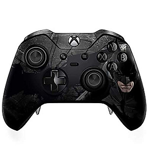 Skinit Decal Gaming Skin compatible with Xbox One Elite Controller - Officially Licensed Warner Bros Batman in Black Design