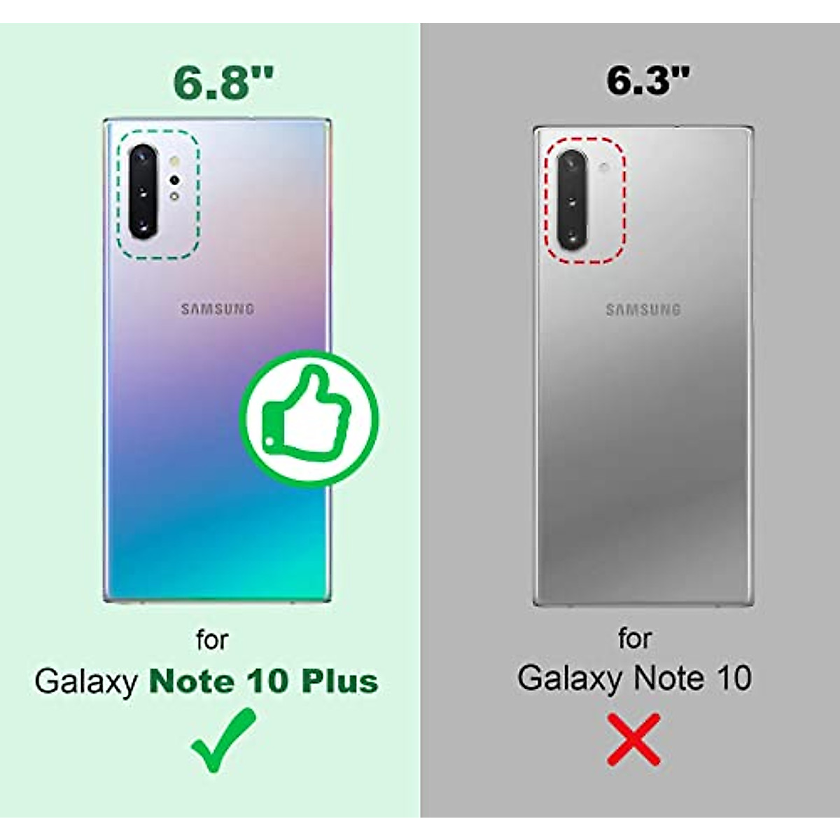 Silverback for Galaxy Note 10 Plus Case,Note 10+ 5G Case, Moving Liquid Holographic Glitter Case with Kickstand, Bling Diamond Ring Girls Women Case for Samsung Galaxy Note 10 Plus/Pro -Purple