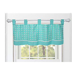 BabyFad Animal Print Turquoise 9 Piece Baby Crib Bedding Set 100% Cotton