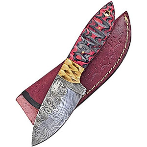 Frost Cutlery Fixed Blade Chiseled Iron Wood FVFD124CW