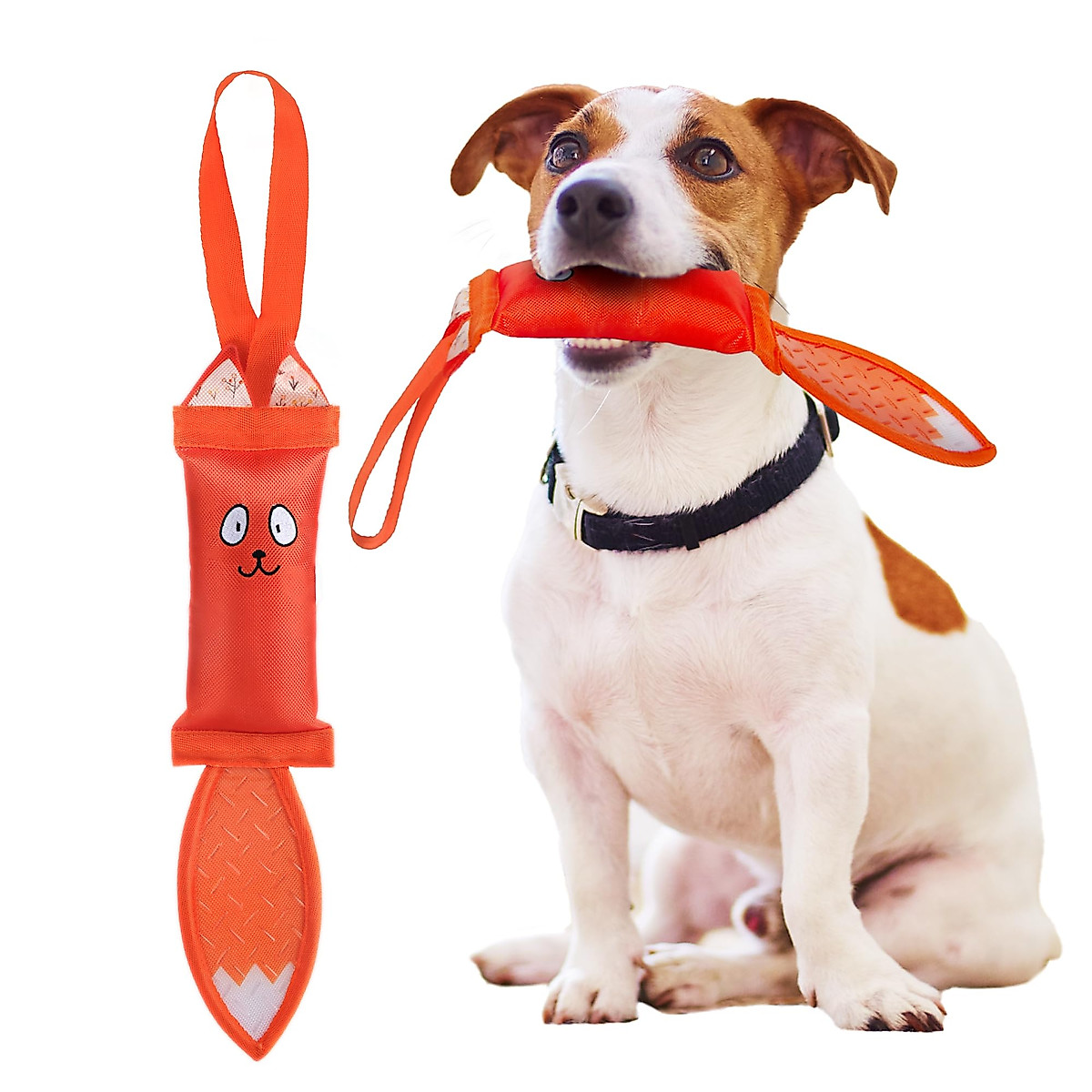 PetiFine Tug of War Dog Toys - Squeaky Dog Toys for Small Dogs - Tough Dog Toys for Aggressive Chewers - Training Interactive Dog Chew Toys - Puppy Toys to Keep Them Busy