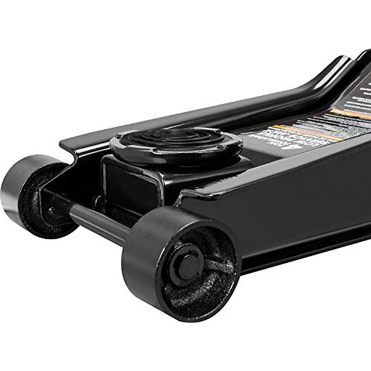 Torin AT84007NB Hydraulic Low Profile Service/Floor Jack with Dual Piston Quick Lift Pump, 4 Ton (8,000 lb) Capacity, Black