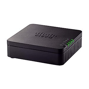 Cisco ATA 191 Multiplatform Analog Telephone Adapter, 2-Port Handset-to-Ethernet Adapter, 1-Year Limited Hardware Warranty (ATA191-3PW-K9)