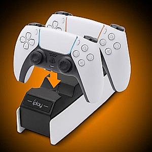 PS5 Controller Charger, Fast Charging Station for PlayStation 5 Dual Sense Controllers