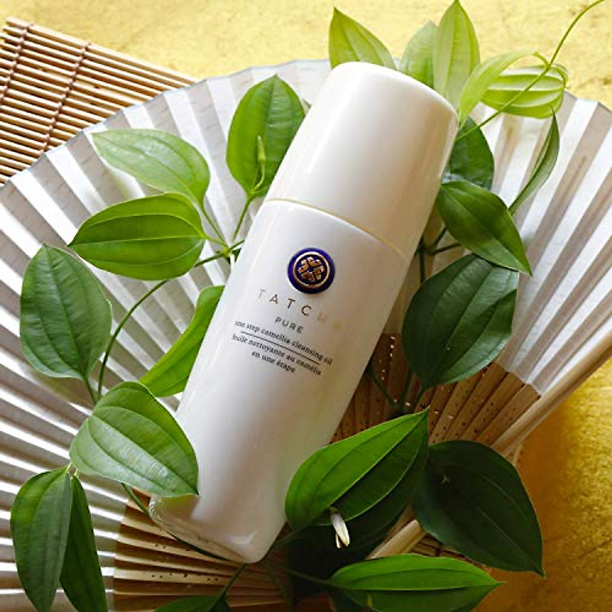 TATCHA Pure One Step Camellia Cleansing Oil: 2 in 1 Makeup Remover to Gently Cleanse and Dissolve Waterproof Makeup Leaving Silky Skin - 150 ml / 5.1 oz