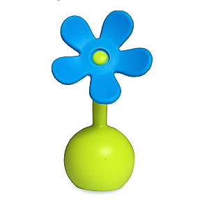 haakaa Flower Stopper Breastpump Stopper Manual Breast Pump Silicone Flower Stopper 100% Food Grade Silicone BPA PVC and Phthalate Free 1 pc, Blue