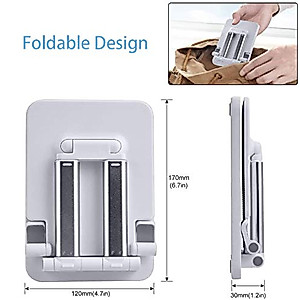 Portable Monitor Stand-Tablet Stand,Foldable &Adjustable,Super Sturdy,Tablet Holder Stand for Desk Compatible with iPad Pro/Tablets/Portable Monitor 7"-15.6", Stand Holder for Surface Pro(Black)