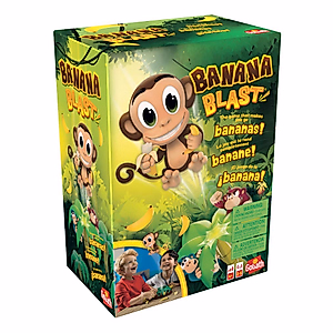 Goliath Banana Blast - Pull The Bananas Until The Monkey Jumps Game - Trilingual , Green