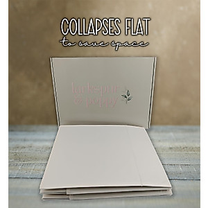 Larkspur & Poppy Sheet Organizers and Storage - Magic Fold Design for Efficient Linen Closet Organizers and Storage - Ideal Bed Sheet Organizer (Sage Green 2.0)