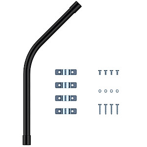 SolarEnz Solar Panel Tubular Mounting Brackets Solar Panel Mounting Pole Support Solar Panels from 5W to 40W