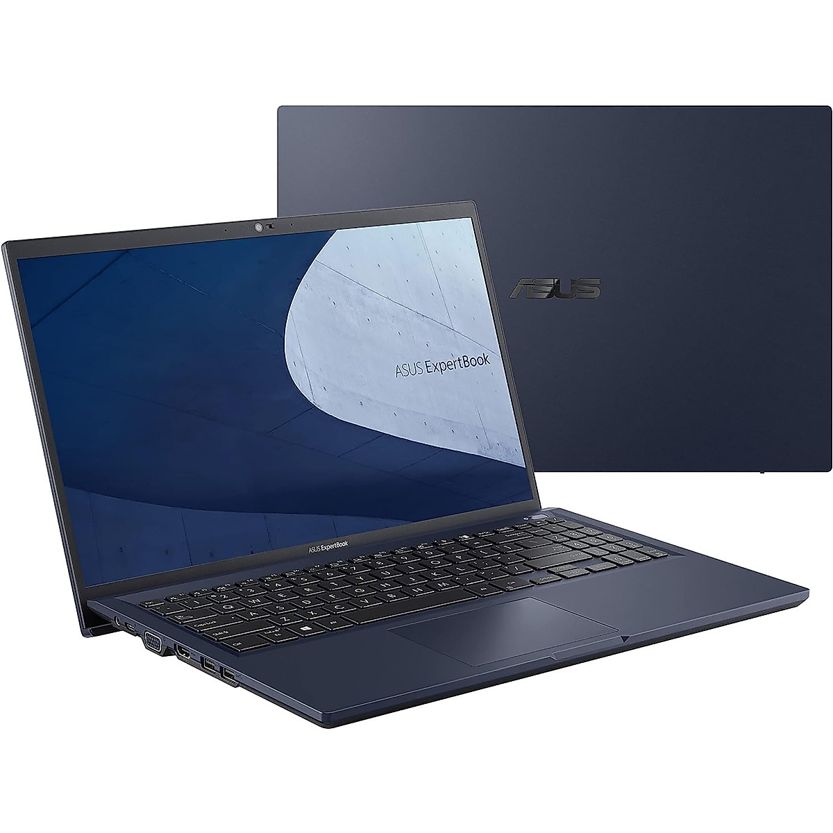 ASUS ExpertBook B1 B1500 Business Laptop (15.6" FHD, Intel Core i7-1165G7, 36GB RAM, 1TB PCIe SSD), Fingerprint, Backlit, 3-Yr Warranty, IST Cable, Ethernet, Wi-Fi 6, Webcam, Win 11 Pro, Star Black