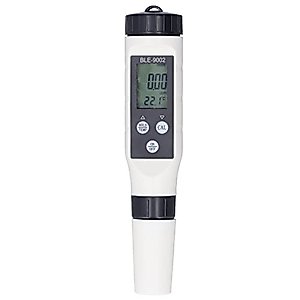 TOPINCN Water Quality Tester, ABS Chemicals & Water Testing Products Test Strips H2 Meter Hydrogen Tester ±0.5℃ Accuracy High Sensitivity Probe LCD Backlit with ATC for Aquariums