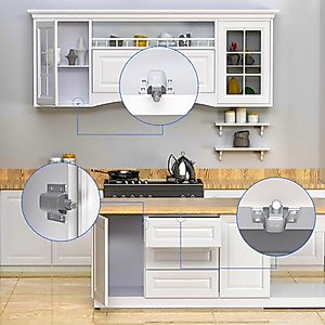 Magnetic Push Latches for Cabinet Door Jiayi 2 Pack Push to Open Door Latch Magnetic Touch Latches Kitchen Door Push Release Latch for Cabinet Door Closure Push Catch Press Out Cabinet Hardware