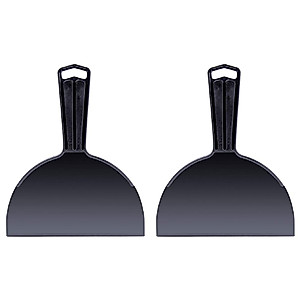 Warner 6" Plastic Flex Putty Knife, 901,Black (Pack of 2)