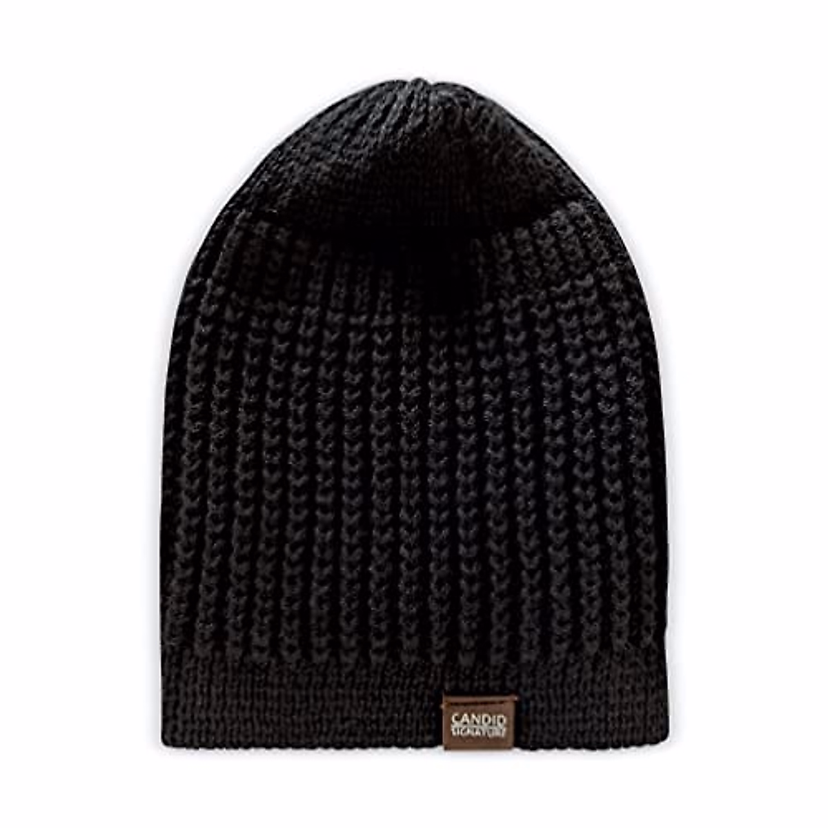 Candid Signature Apparel Skull Cap Kufi Beanies for Men & Women - 100% Cotton Skully, Running Cap & Helmet Liner, Checkered (Black)