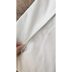 Seek4comfortable Mongolian Tibetan Lamb Fur Wool Rectangular Throw Pillow Cushion，Khaki - 12" x 20"