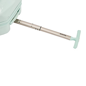 kensie Women's 3D Gemstone TSA Lock Hardside Spinner Luggage,Lightweight, Expandable, Telescoping Handles, TSA-Approved, Wheels, Mint, 28 Inches, 20 Inches