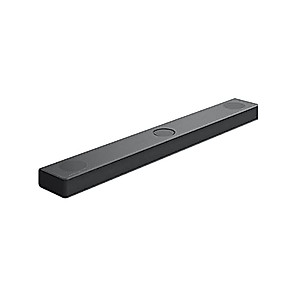 LG S80QY 3.1.3ch Sound bar with Center Up-Firing, Dolby Atmos DTS:X, Works with Airplay2, Spotify HiFi, Alexa, High-Res Audio, IMAX Enhanced, Synergy TV, Meridian, HDMI eARC, 4K Pass Thru,Black