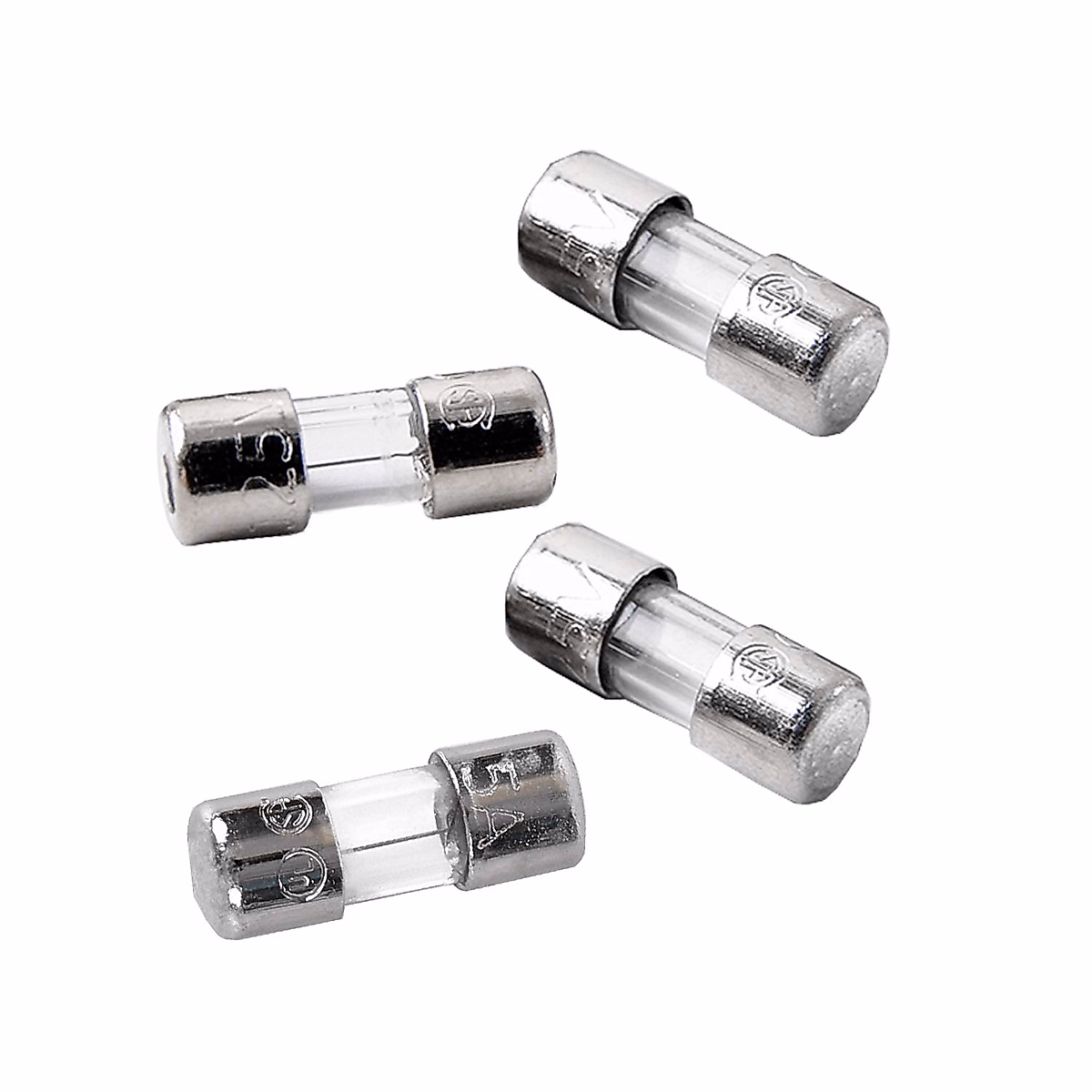 HSTECH 15 Pack F5AL 125V Fast-Blow Fuse 0.14 x 0.39 inch / 3.6 x 10 mm 5A 5amp 125V Glass Fuses Widely Used for Electric Equipment, Fan Plug, Home Appliance, and so on.