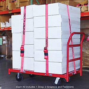 SNAPLOCS CART Strap Anchor KIT with 2"x16' CAM for Platform Trucks
