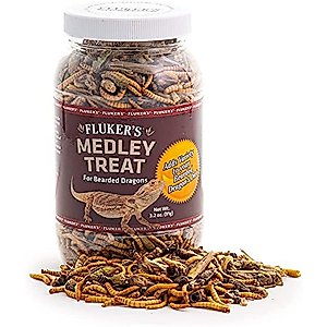 Fluker's Bearded Dragon Medley Treat Food 3.2oz - Includes Attached DBDPet Pro-Tip Guide