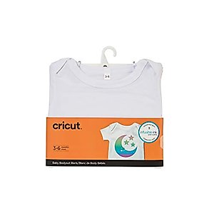 Cricut 2006826 Baby Bodysuit Blank, 3-6 Months Infusible Ink, White
