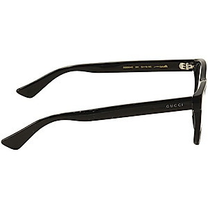 Gucci GG0004ON 001 Black Square Full-Rim Men's Eyeglasses