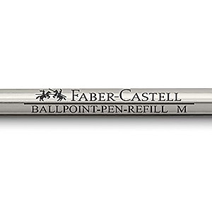 Faber-Castell Ballpoint Refill for Medium Nib, Black (FC148740)