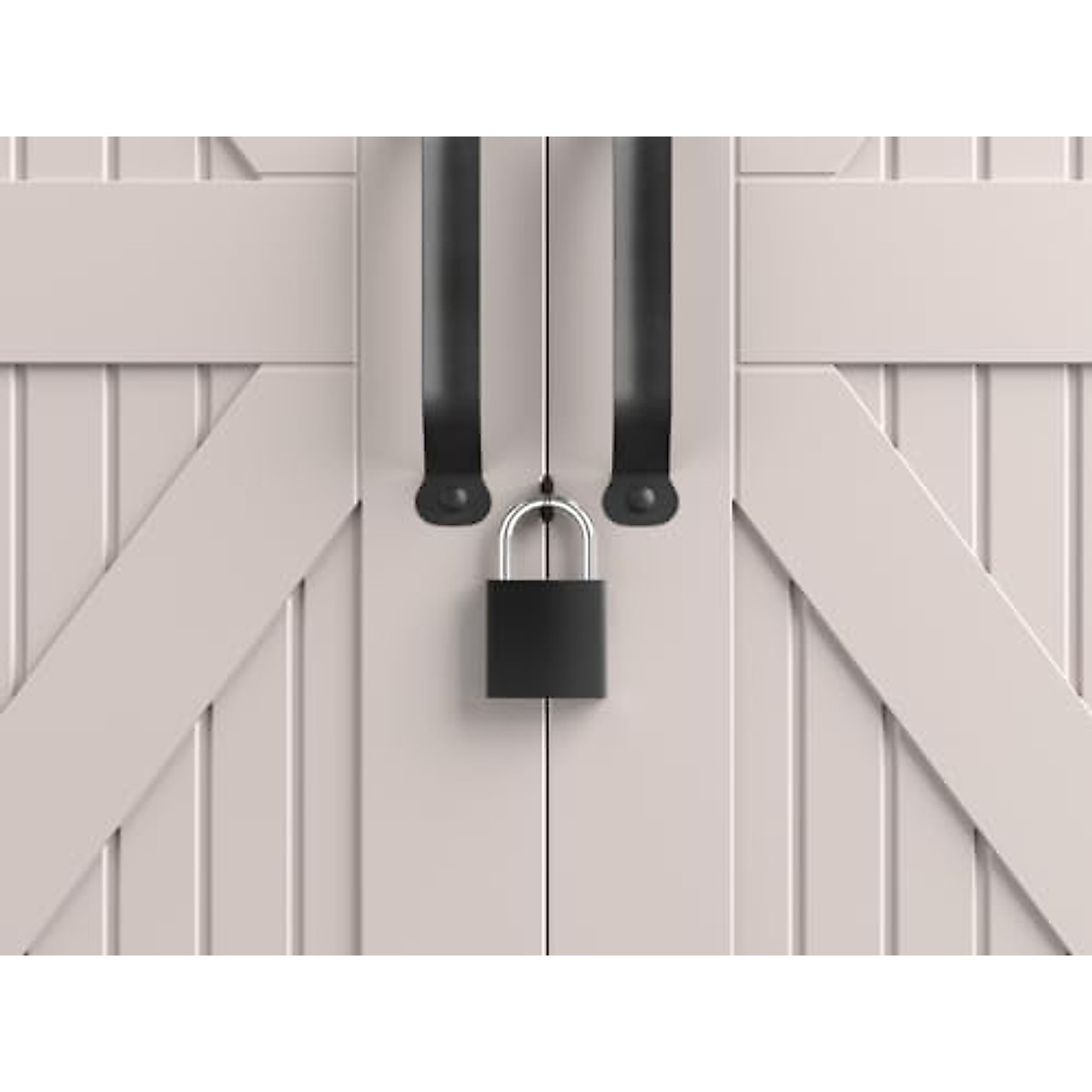 Rubbermaid Large Resin Outdoor Storage Shed With Floor (7 x 7 Ft.), Weather Resistant, Brown, Organization for Home/Lawn Mower/Backyard Equipment/Bike Storage/Pool Supplies