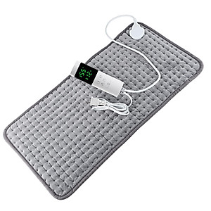 Electric Heating Pad, Small Multifunctional Electric Heated Blanket, Digital Display 12 Level Timing,Hot Pad for Arms and Legs