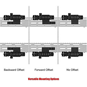 EZshoot BoreSighter for 0.177 to 0.54 Caliber Rifles Handgun and Green Laser Sight with Rail Mount - Include Barrel Mount Cable Switch