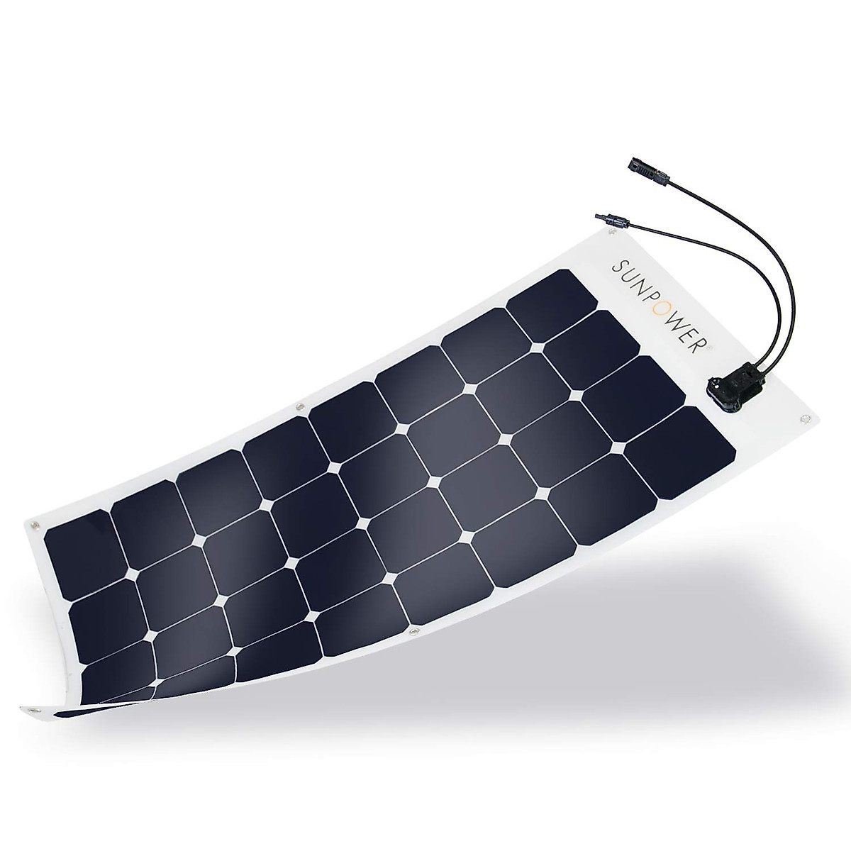 ExpertPower 100W Flexible Solar Panel| High-Efficiency Module with Monocrystalline Maxeon Solar Cells for RV, Boat, Camping and Generator Charging Applications