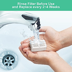 16 Pack Replacement Filters for 360° CupCake Ceramic Pet Fountain, GISOFIK Cat Water Fountain Filters, Triple Filtration Pet Fountain Filter, Ceramic Cat Fountain Filters with 4 Foam Filters