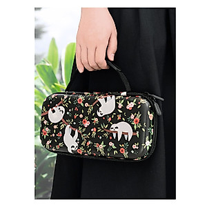 Vimorco Nintendo Switch OLED Case, Nintendo Switch Case, Carry Case for Nintendo Switch, Switch Travel Case for Girls Boys with 16 Game Card Slots, Hard Shell Cover for Console Games & Joy-Con, Sloth