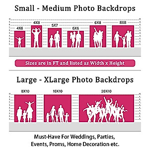 ShiDianYi 4FTX6FT-Fuchsia Pink-Sequin Photo Backdrop, Wedding Photo Booth,Photography Background (Fuchsia Pink)