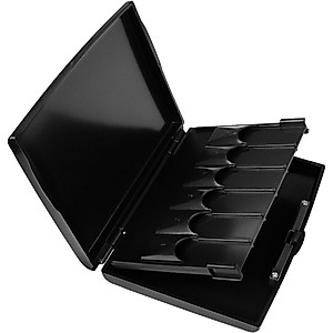 Protec Bb Clarinet Reed Case for 12 Reeds (Opaque Black), Model A250