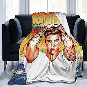 HCXHPMR Super Soft Flannel Throw Blanket,for Bed, Sofa, Camping,Cold Cinema Or Travel,Gift for Your Family and Friend 50"X40"