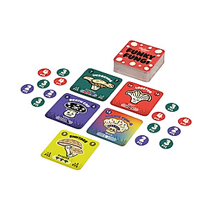 Ridley's Games: Funky Fungi The Mushroom Card Collecting Game | Simple Family Game with Fun Twists | 2-4 Players for Ages 8+ with 30-Minute Game Play Time