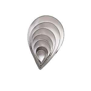 7pcs Rose Petal Cutter Set Gum Paste Fondant Cake Cutters Decorating Tools