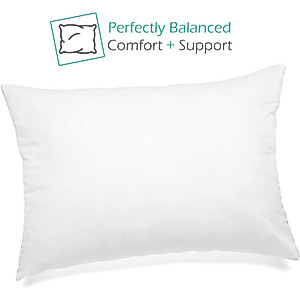 Nestl Kids Toddler Pillow - Baby Pillows for Sleeping - Small Pillow Set of 2 - Down Alternative 100% Cotton Pillow with Polyester Fiber Filling - Soft Pillow for Kids 13 x 18 Inches