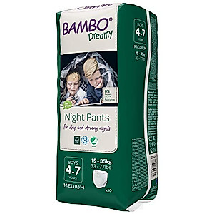 Bambo Nature Premium Dreamy Night Pants: Boys 4-7 years, 60 Count