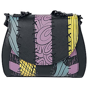 Loungefly x Nightmare Before Christmas Sally Cosplay Crossbody Bag (One Size, Multicolored)