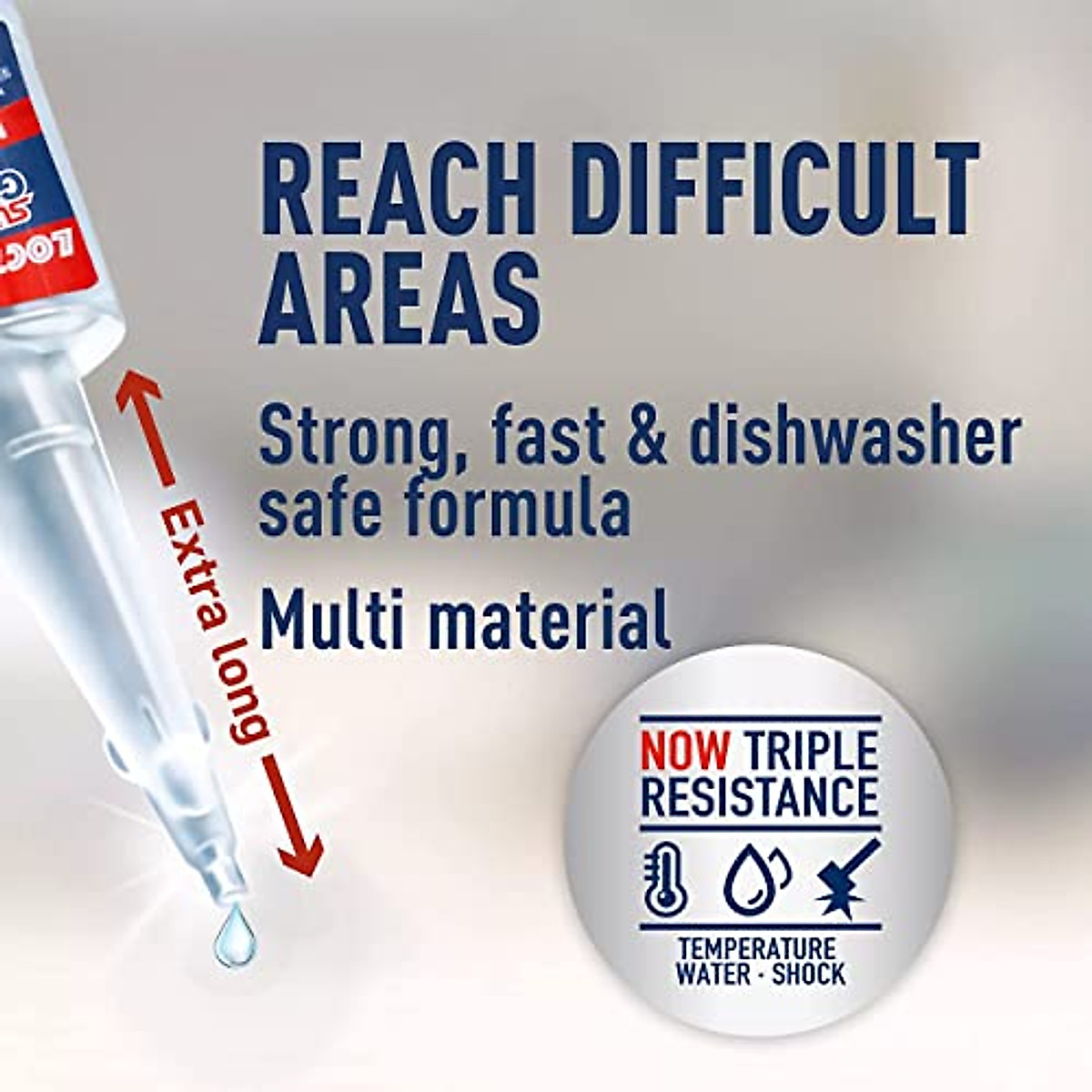 Loctite Super Glue Liquid Longneck Bottle, Clear Superglue, Cyanoacrylate Adhesive Instant Glue, Quick Dry - 0.18 fl oz Bottle, Pack of 6