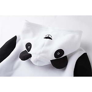 Mud Kingdom Cute Toddler Boy Fleece Jacket with Hood 24 Months Panda