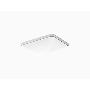 Bathroom Sink by KOHLER, Undermount Bathroom Sink, Caxton Collection, White, K-EC20000-0
