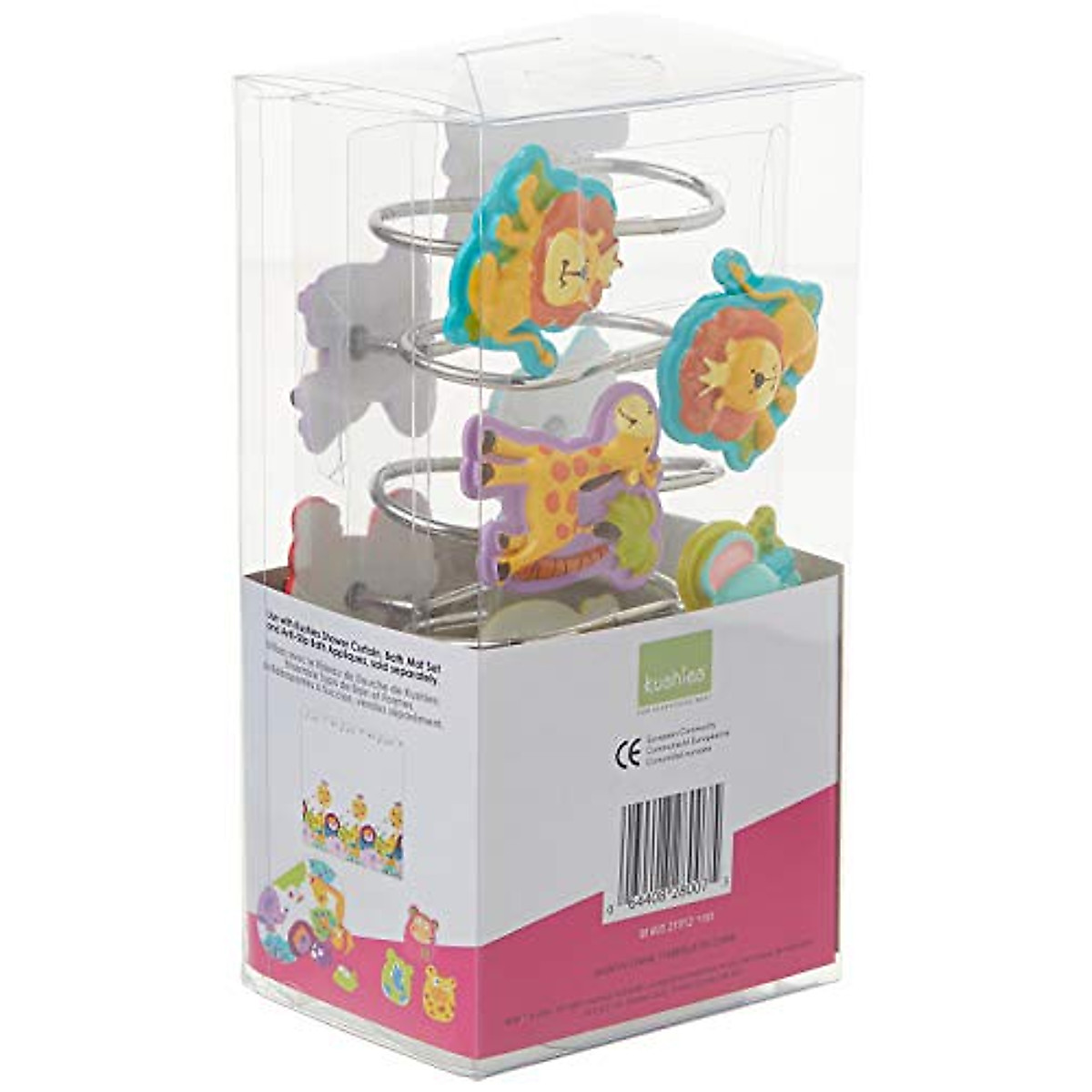 Kushies Baby Jungle Themed Shower Hooks 12 Pieces