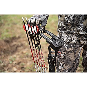 Carbon Express Maxima Triad XSD 350 6 PK Shafts, Fletched,Multi,One Size,51111